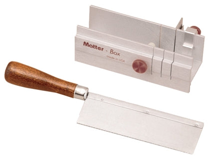 Matt Miter Box and Saw Set with Stop Lock – PMC Supplies
