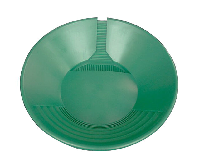Trinity 14 Inch Gold Pan Bowl Green Plastic – PMC Supplies