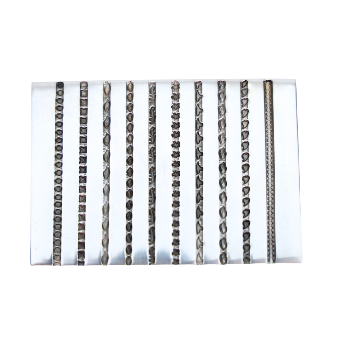 10 Design Hardened Steel Wire Impression Die Plate 3 – PMC Supplies