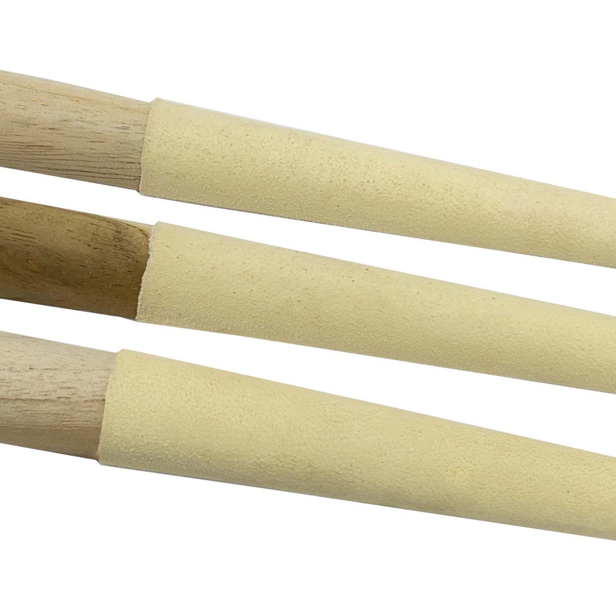 Chamois Half Round Buff Sticks 3 Pack Hardwood – PMC Supplies