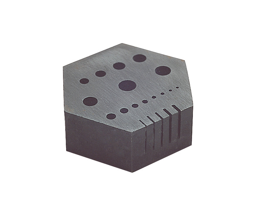 Hexagonal Anvil Surface 15 Holes Case Hardened – PMC Supplies