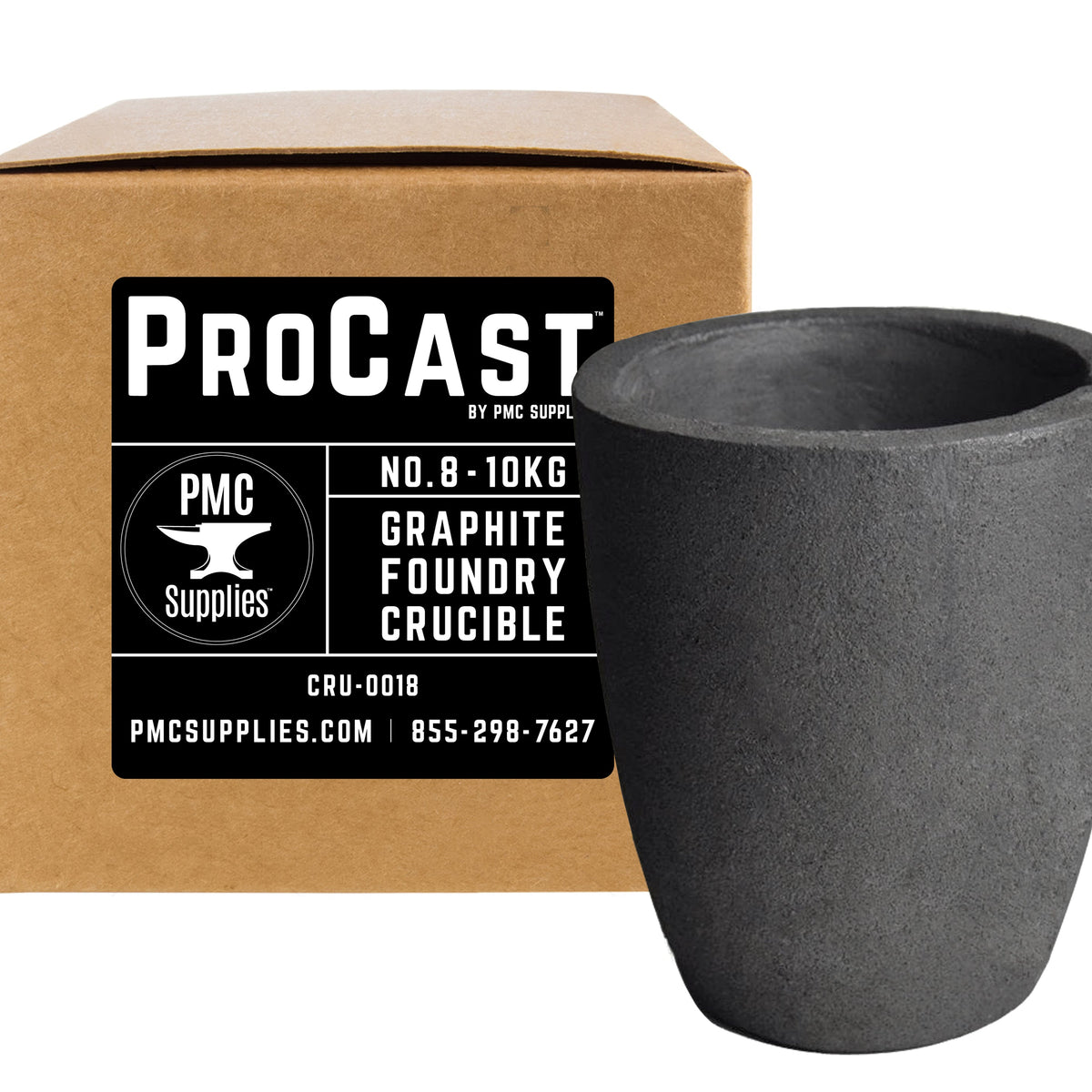 ProCast No 8 10 Kg Clay Graphite Foundry Crucible – PMC Supplies