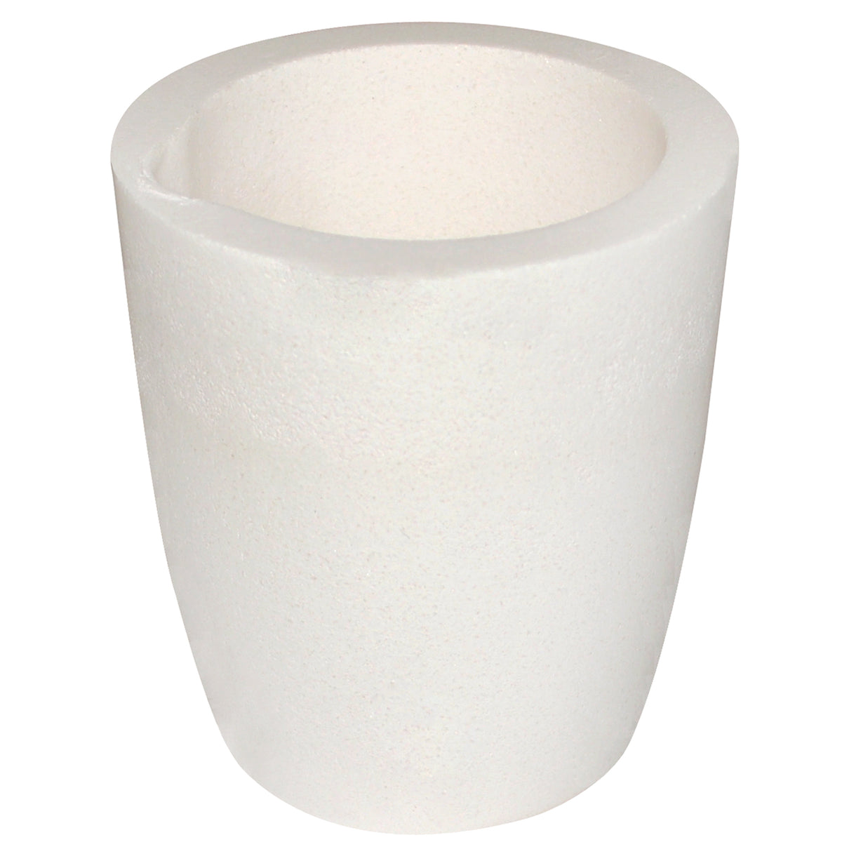 1000 Gram Ceramic Alumina Crucible Cup For Melting – PMC Supplies