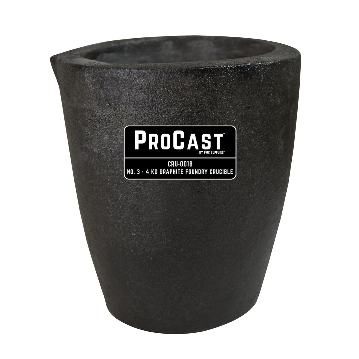 ProCast Premium Black No 3 4 Kg Foundry Crucible – PMC Supplies