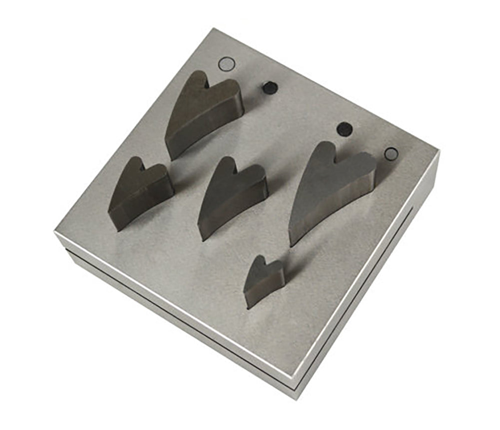 5-Piece Fancy Heart Shaped Disc Cutter Set – PMC Supplies