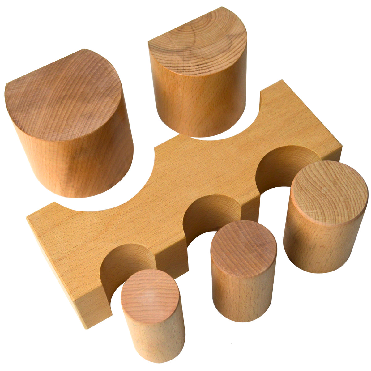 6 Piece Wooden Forming Block Dapping Set – PMC Supplies