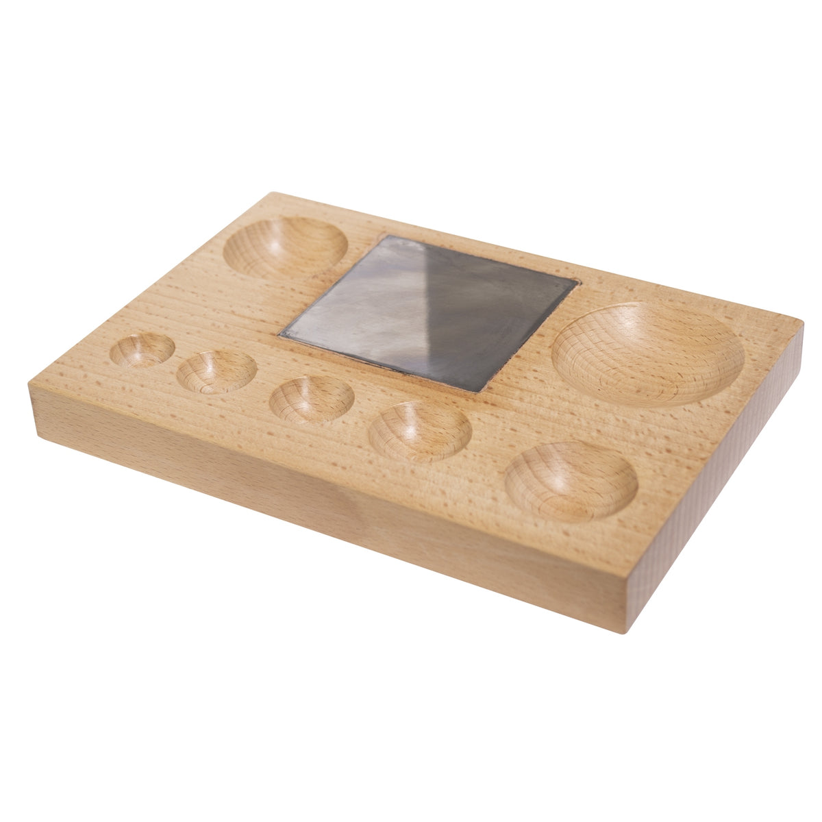 Hardwood Grooved Shaping Block 7 Depressions – PMC Supplies
