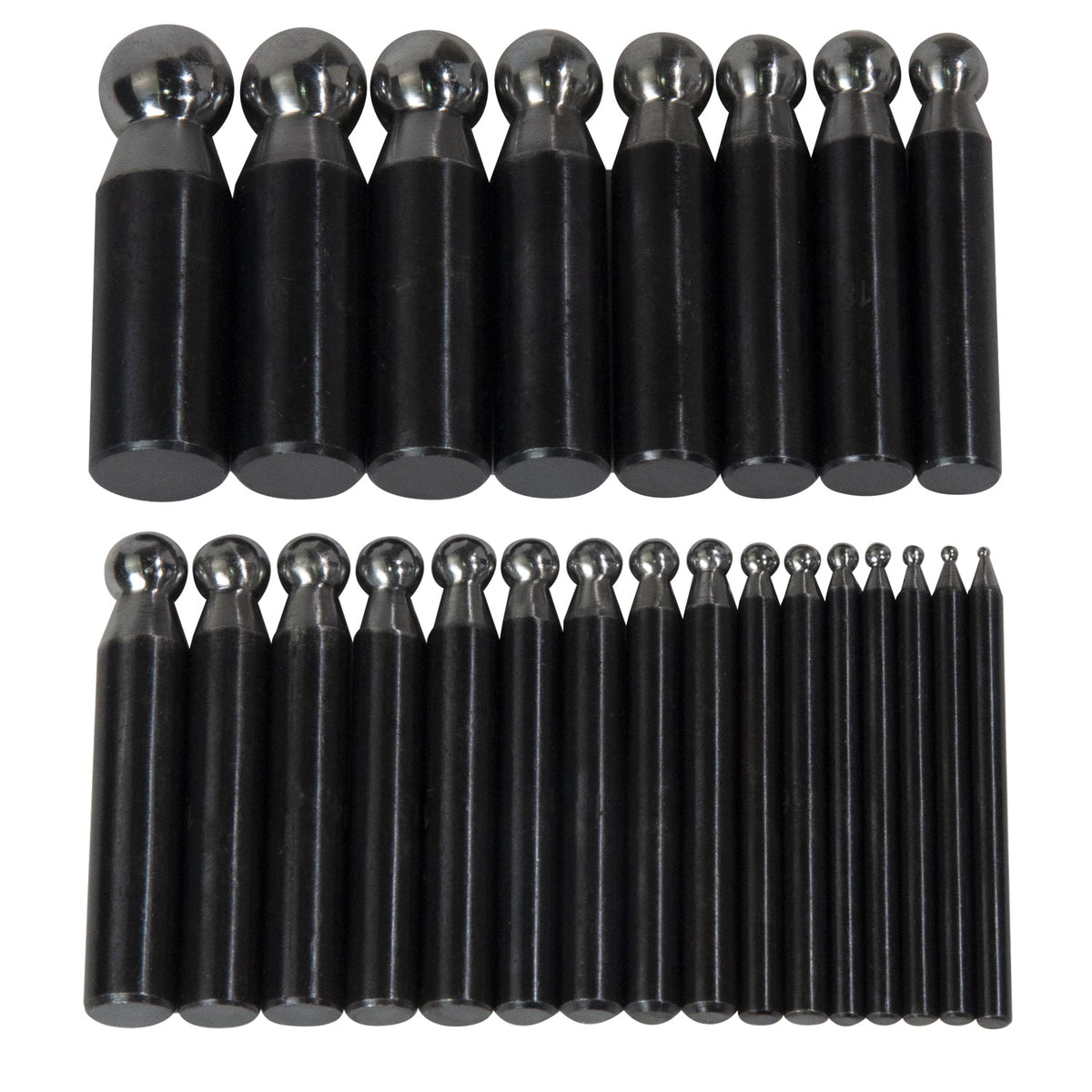 24 Piece Steel Punch Set - 7/64" to 9/16" – PMC Supplies
