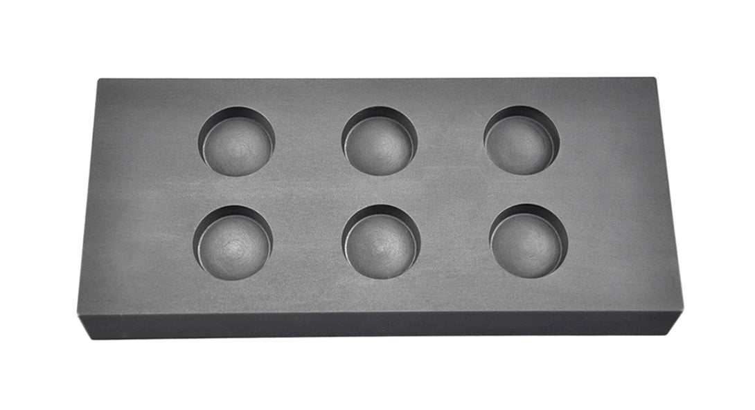2 Troy Ounce Gold Multi Cavity Round Coin Graphite Ingot Mold - Durable ...