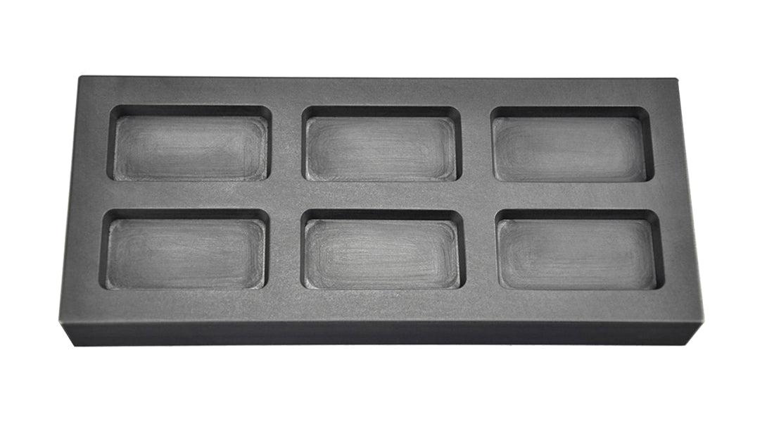 5 Troy Ounce Multi Cavity Gold Rectangular Graphite Ingot Mold – PMC ...