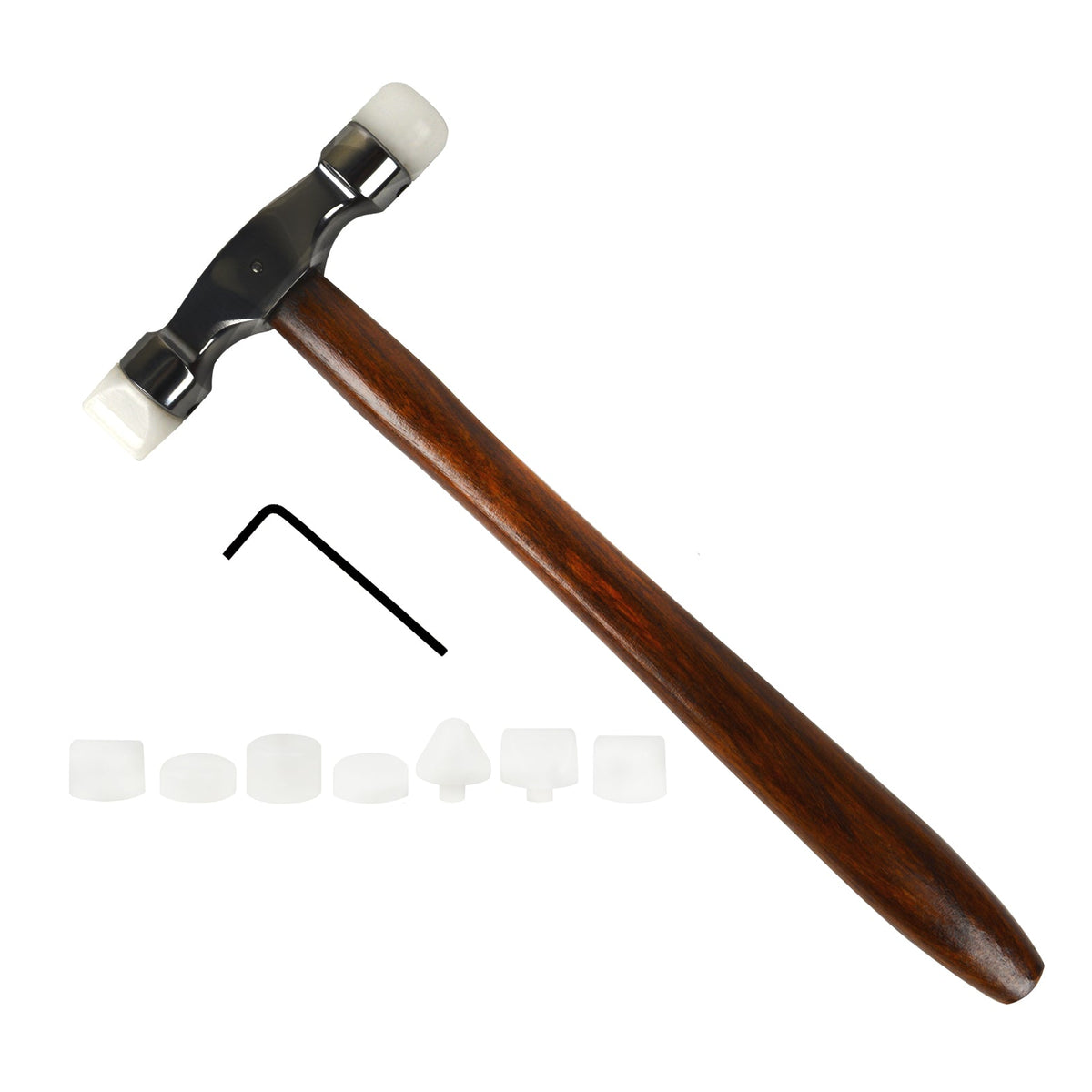 9-1/2" Nylon Tipped Forming Hammer w/ 9 Interchangeable Faces – PMC ...