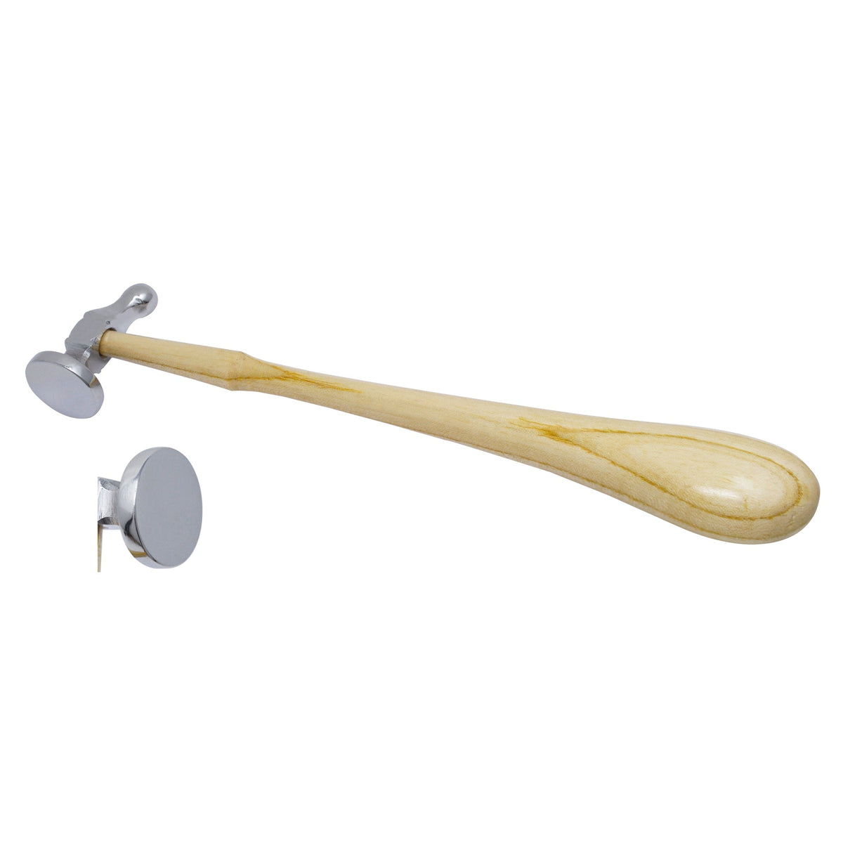 1-1/4" Flat Face German Style Chasing Hammer for Precision Metalwork ...