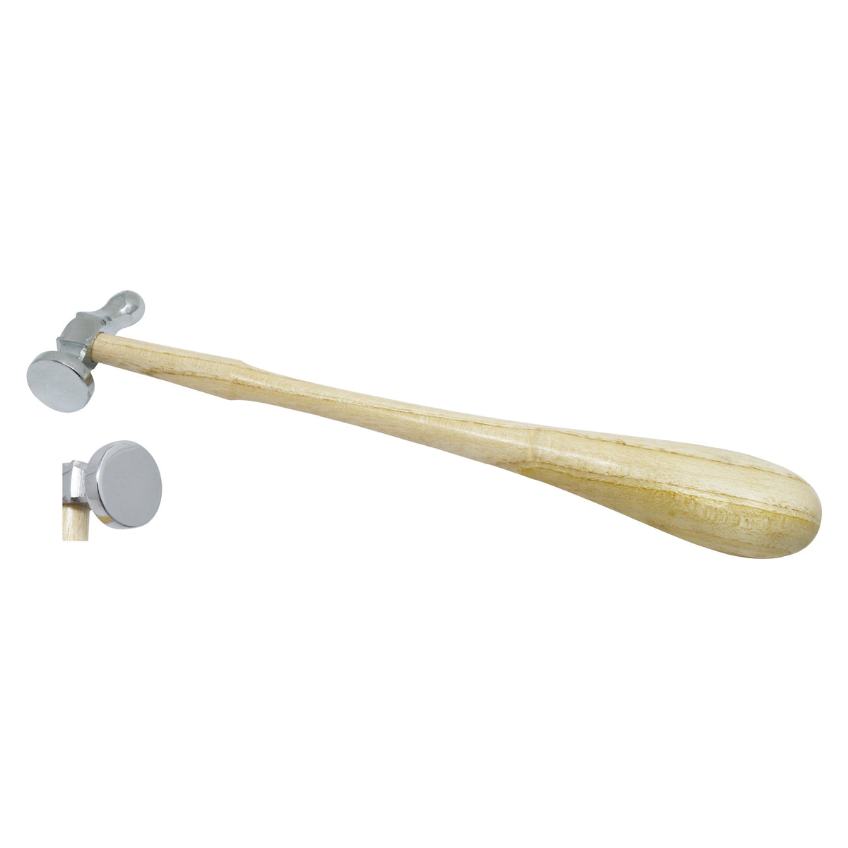 Flat Face German-Style Chasing Hammer - Precision Metalworking Tool ...
