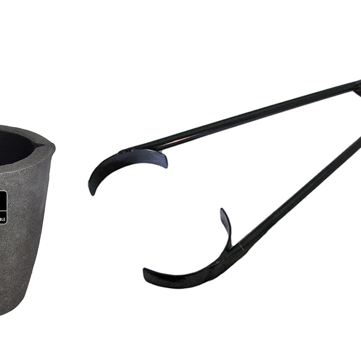 No 3 Clay Graphite Foundry Crucible Kit 26 Inch Tongs – PMC Supplies