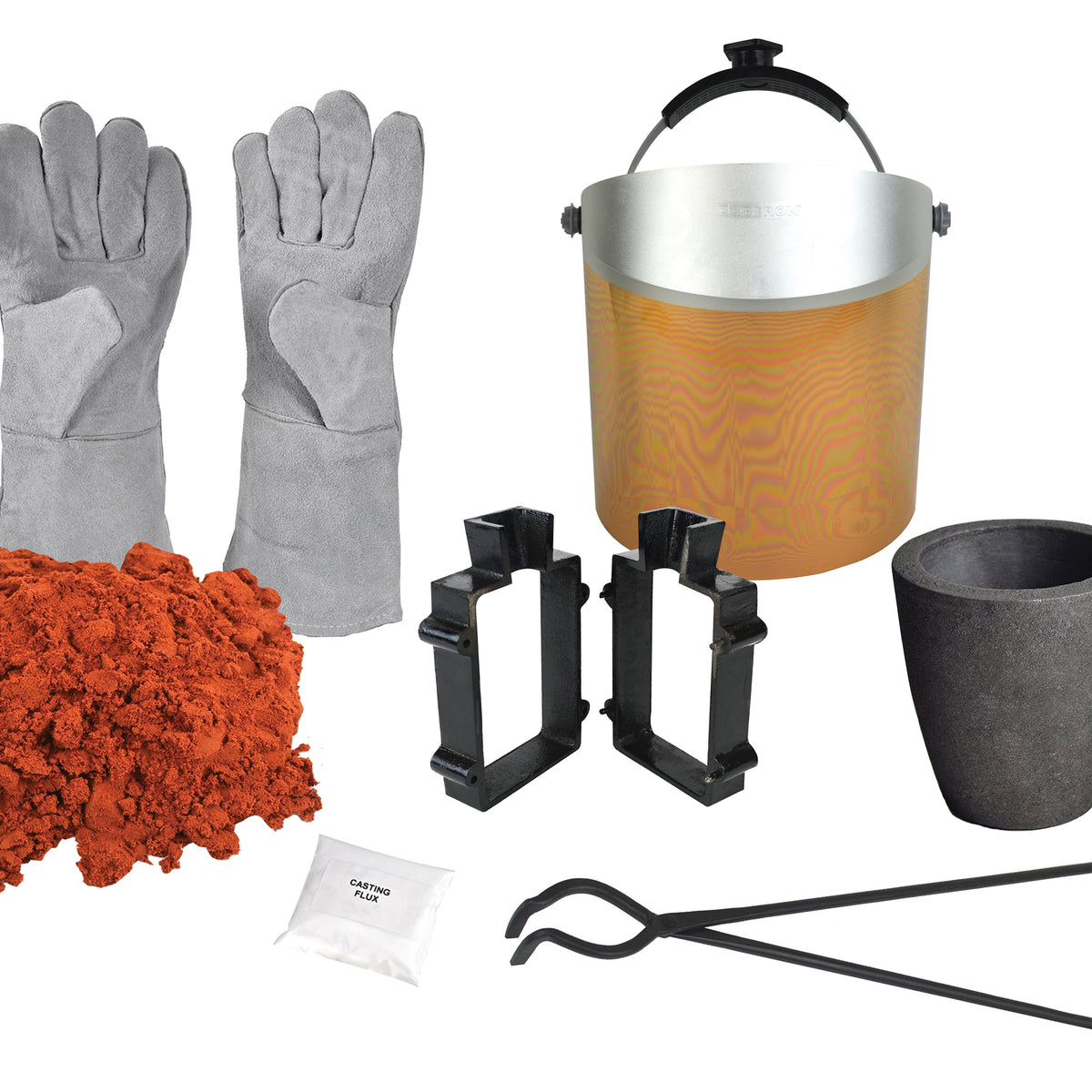 Petrobond Sand Casting Kit 10 Lbs Graphite Crucible – PMC Supplies
