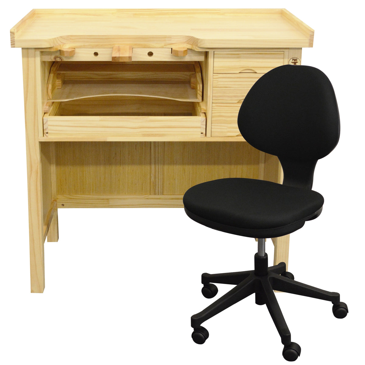 Deluxe Jewelers Bench Set With Adjustable Chair – PMC Supplies