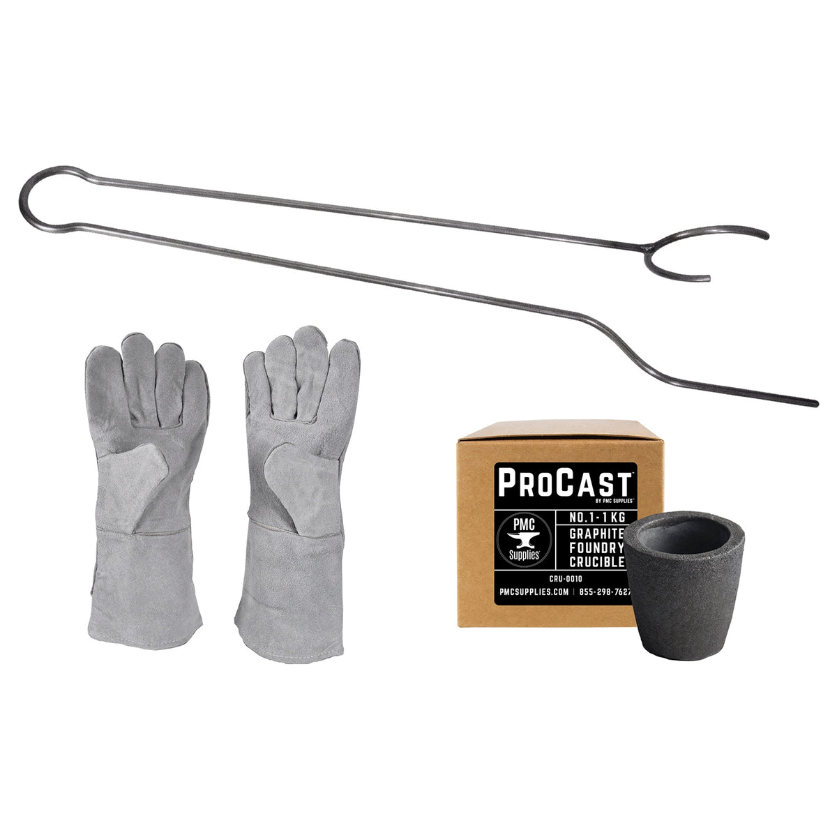 ProCast No 1 1Kg Crucible Horizontal Lifting Tong Kit – PMC Supplies