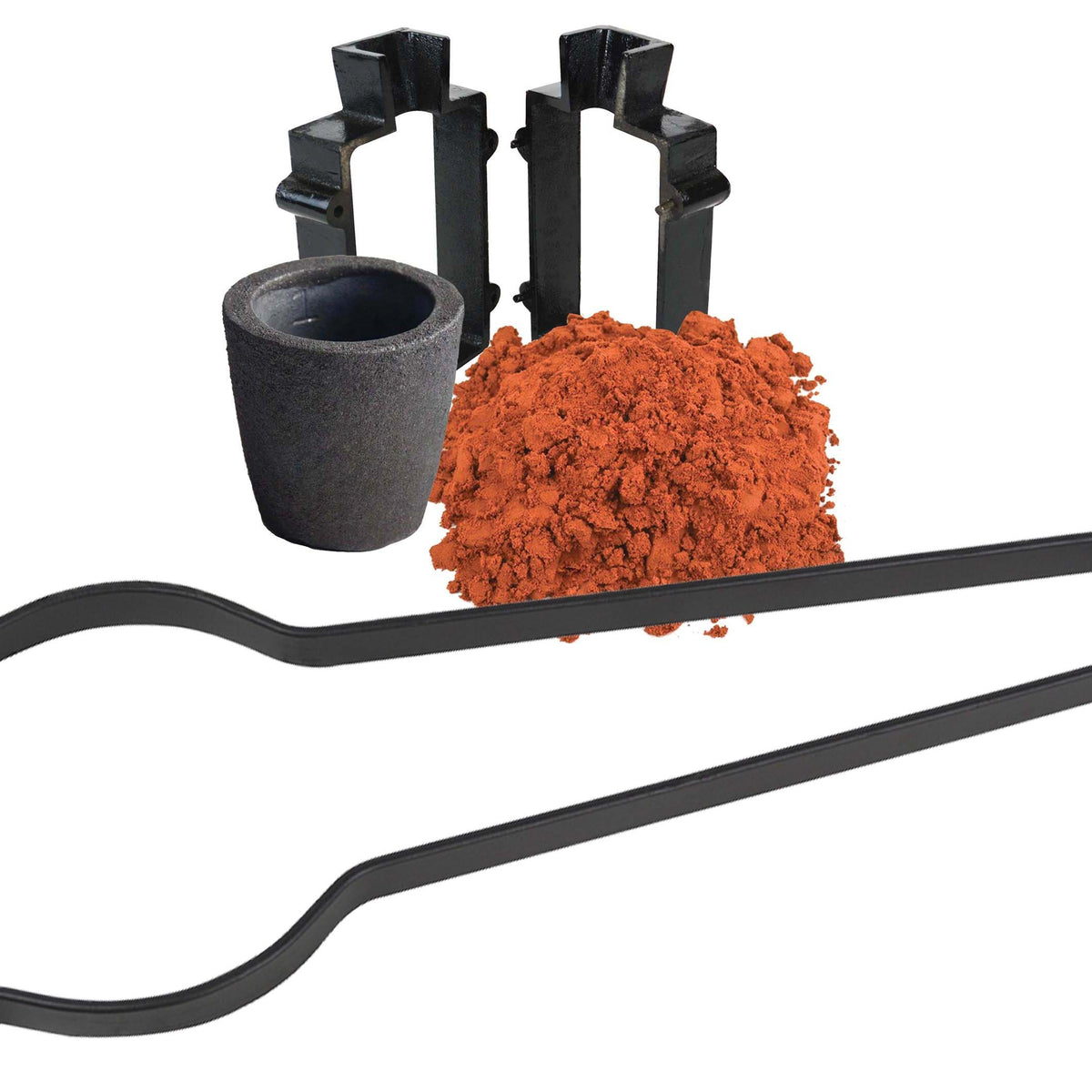 Delft Clay Sand Casting Set With 1 Kg Graphite Crucible – PMC Supplies