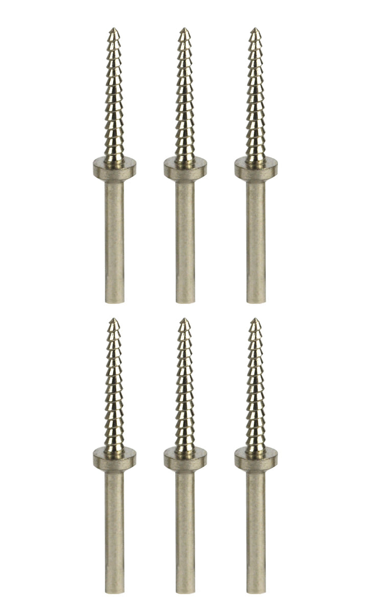 6/Pk Threaded Mini Arbor Mandrels w/ 3/32" Shanks – PMC Supplies
