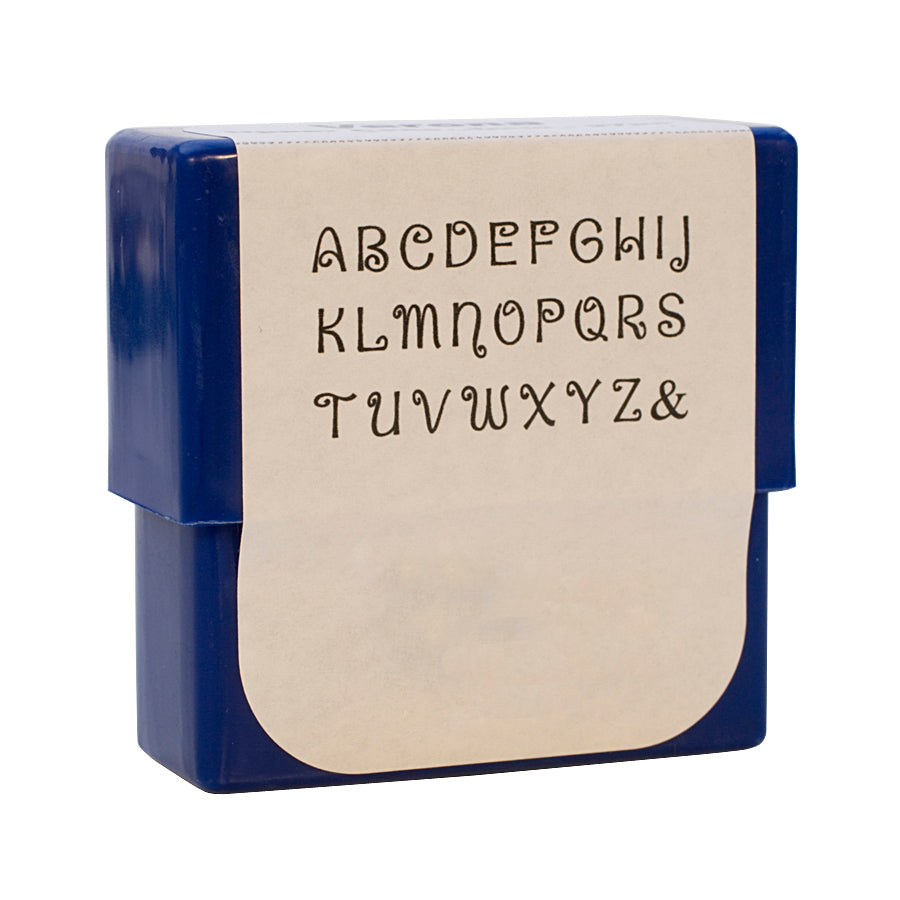 Verona Alphabet Stamp Set - 2 MM Upper Case - DISCONTINUED – PMC Supplies