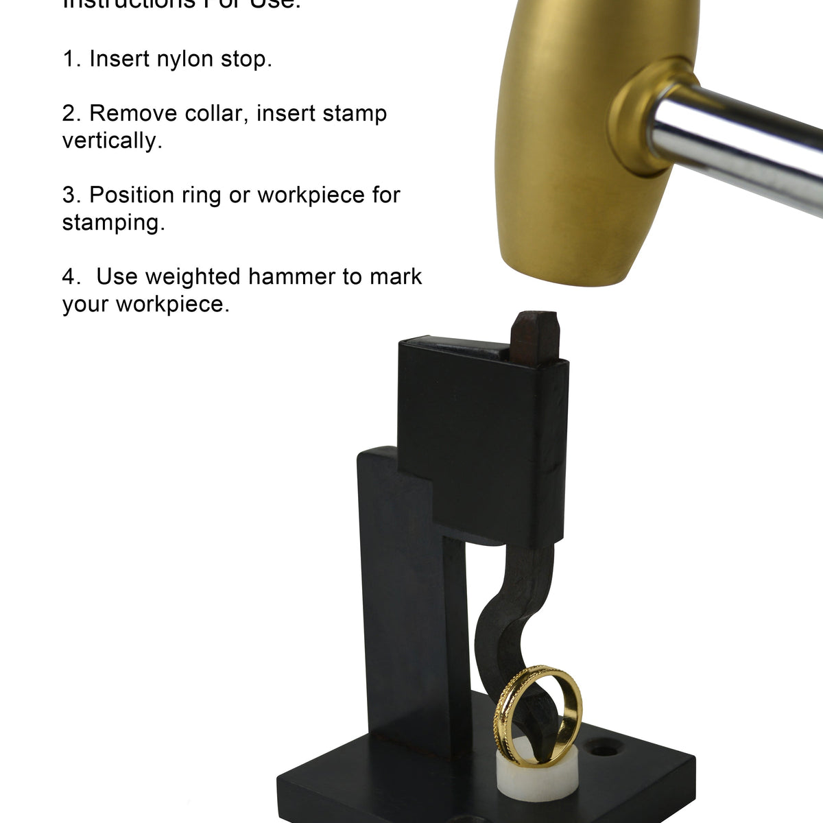 Ring Stamping Device - Effortless Jewelry Making Tool for Precise ...