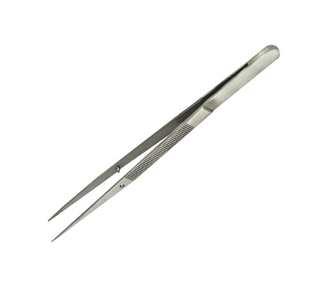 6" Straight Anti Twist Pin Tweezers Fine Point Tip Tipped Stainless ...