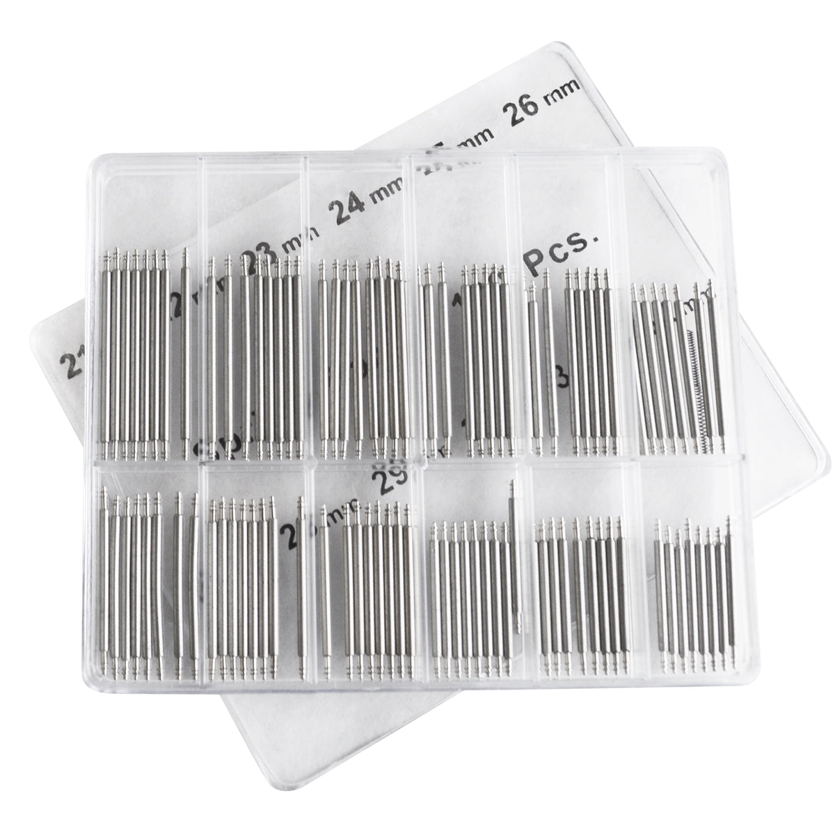 Stainless Steel Double-Shoulder Spring Bar Assortment - 21 to 32 MM ...